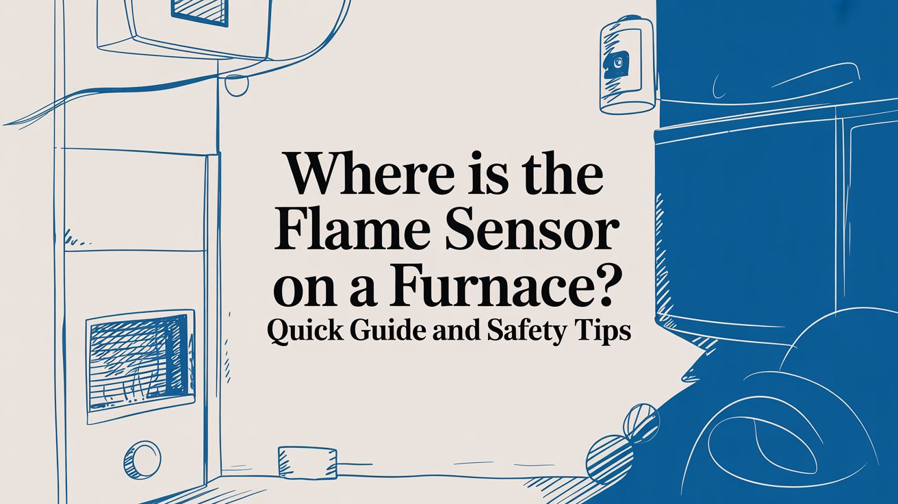 Where is the flame sensor on a furnace? Quick guide and safety tips